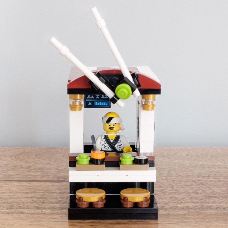 LEGO MOC Sushi Hut by zaru_soba | Rebrickable - Build with LEGO
