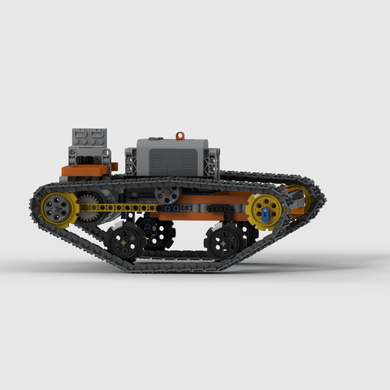 LEGO MOC Simple RC Tracked Vehicle by BlackmythCZ | Rebrickable - Build ...
