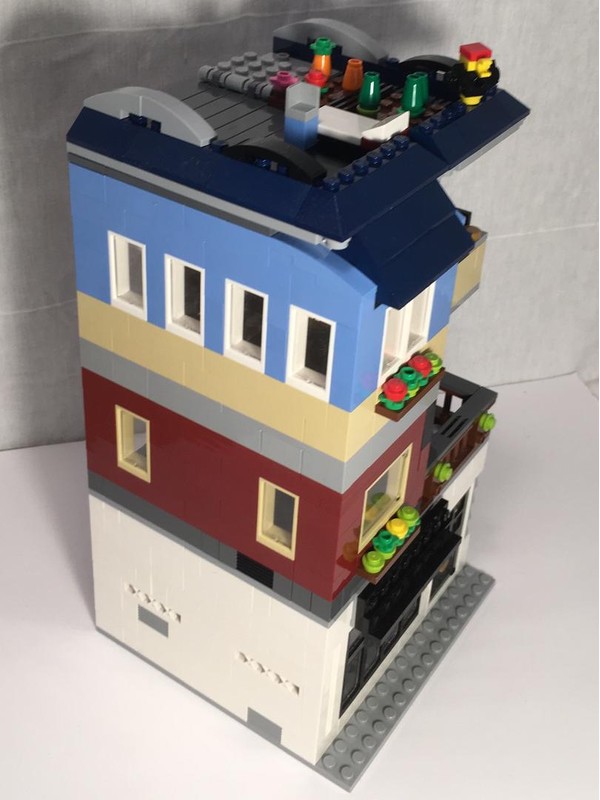 LEGO MOC Bike store and apartment by kjbrick | Rebrickable - Build with ...