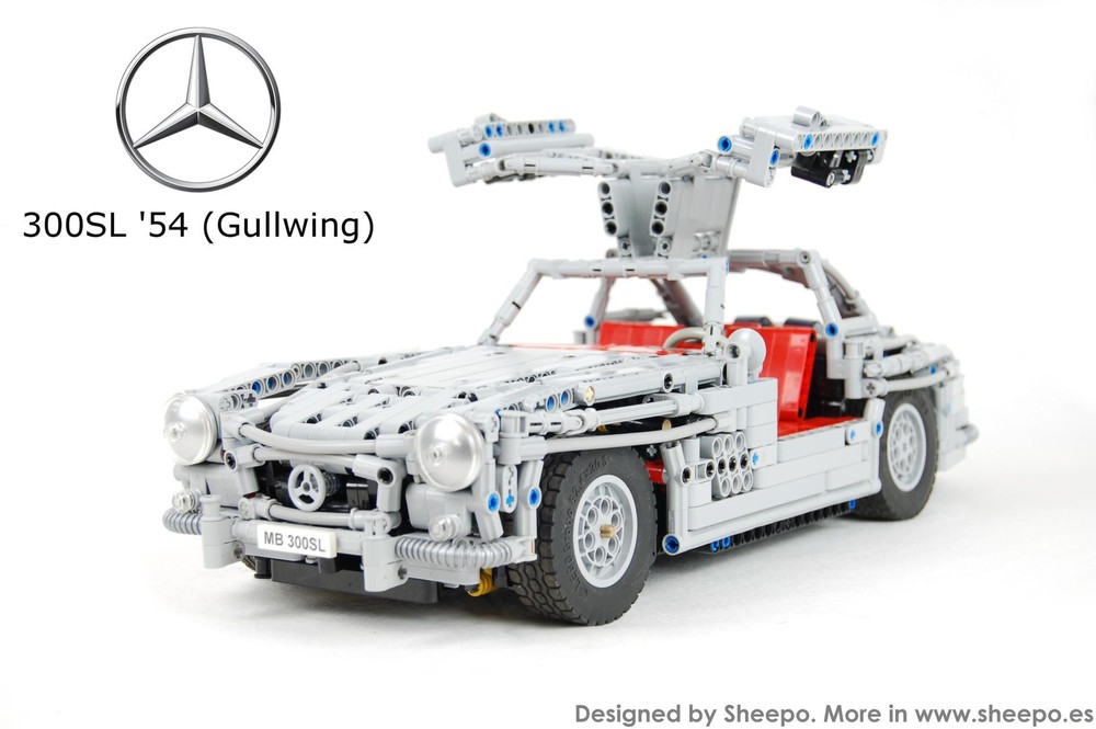 LEGO MOC-30152 Mercedes-Benz 300SL '54 Gullwing by Sheepo | Rebrickable ...