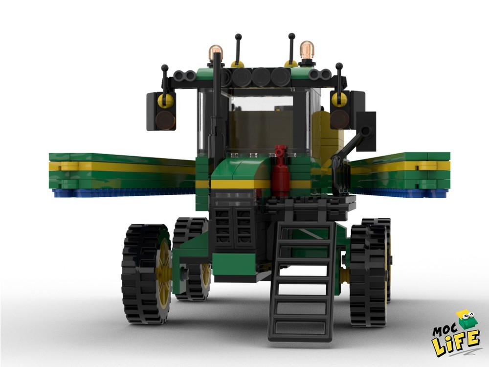 LEGO MOC John Deere sprayer by MocLife | Rebrickable - Build with LEGO