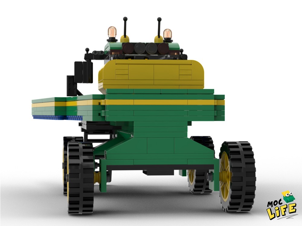 LEGO MOC John Deere sprayer by MocLife | Rebrickable - Build with LEGO