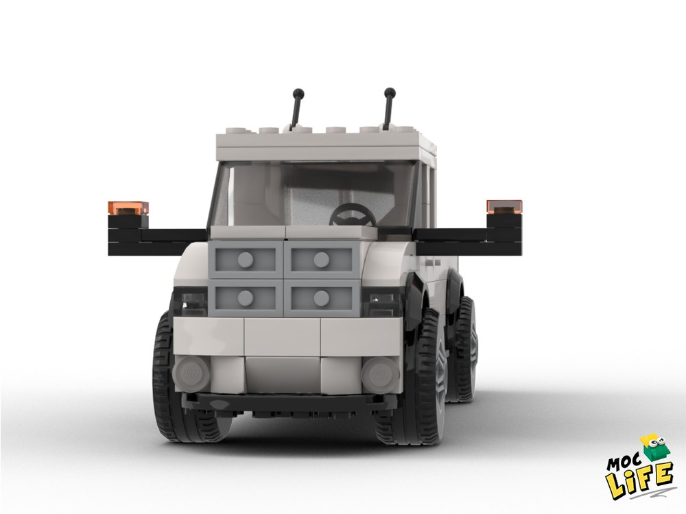 LEGO MOC Ram 1500 quad cab long bed by MocLife | Rebrickable - Build ...