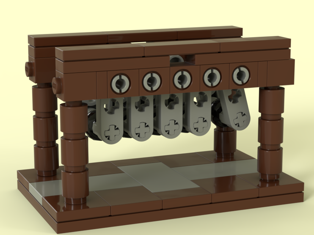 LEGO MOC Newton's Cradle by LegoOri | Rebrickable - Build with LEGO