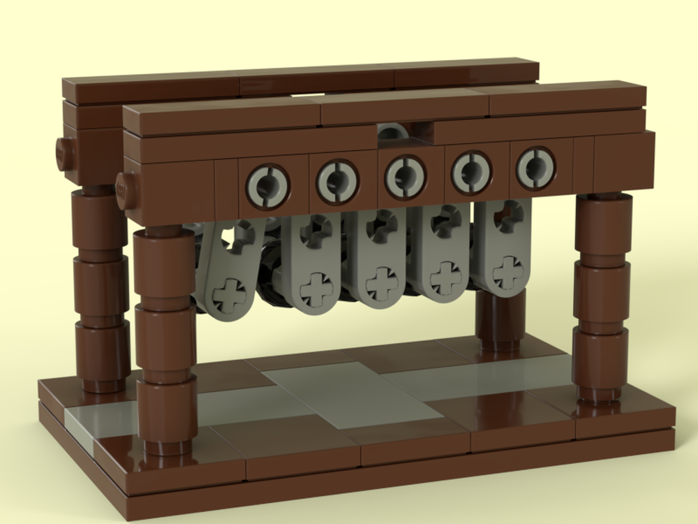 LEGO MOC Newton's Cradle by LegoOri | Rebrickable - Build with LEGO