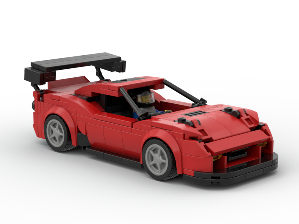 LEGO MOC Maxda RX7 by TheBoostedBrick | Rebrickable - Build with LEGO