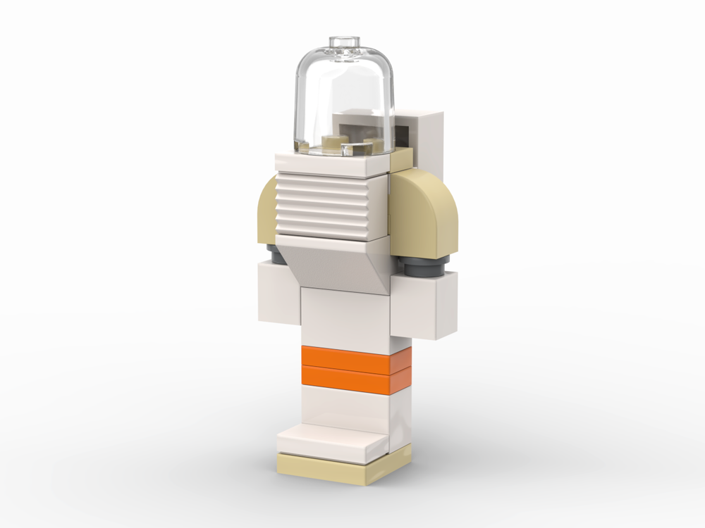 Lego Moc Astronaut Suit By Brickbrush Rebrickable Build With Lego