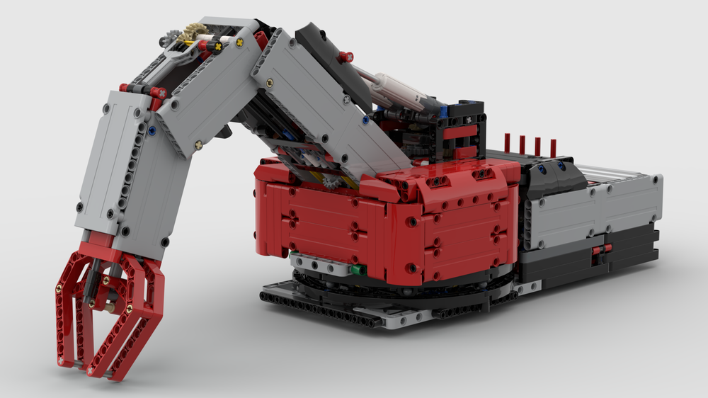 LEGO MOC Robot arm (alternate model 42082) by Kartmen | Rebrickable ...