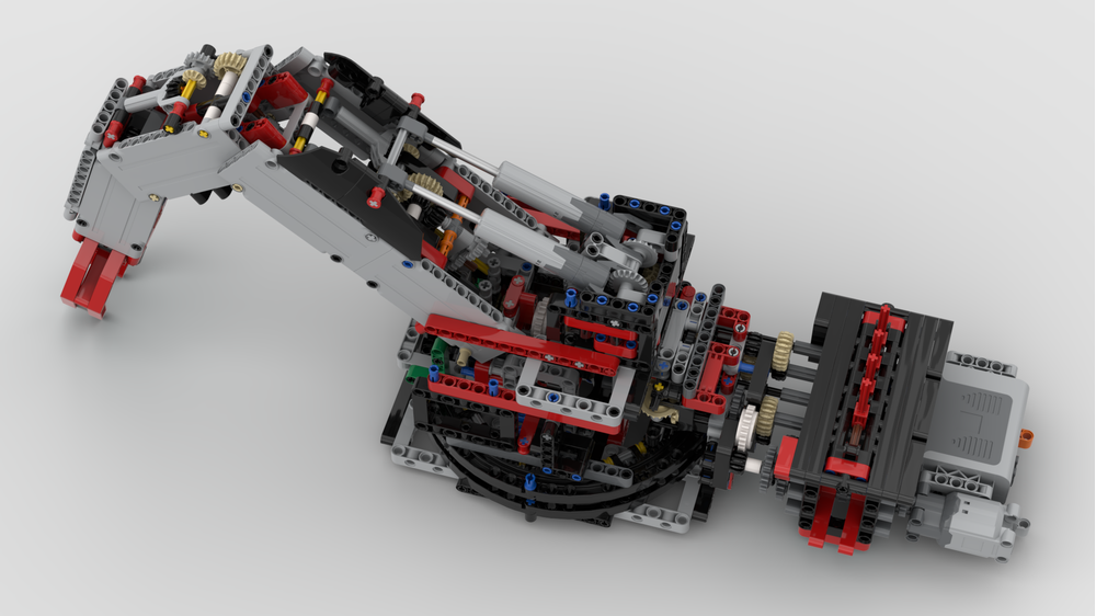 LEGO MOC Robot arm (alternate model 42082) by Kartmen | Rebrickable ...