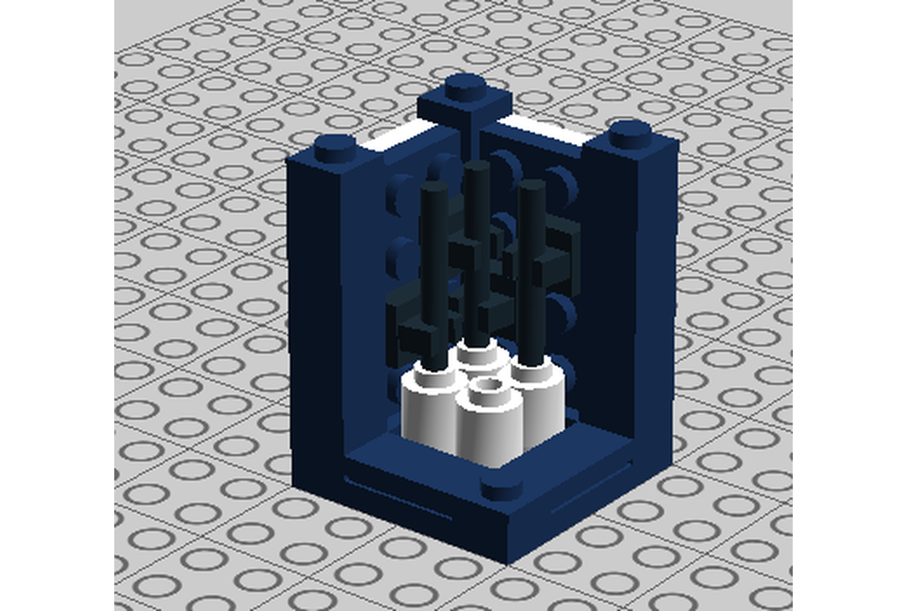 LEGO MOC Miniature TARDIS by TobyMac | Rebrickable - Build with LEGO