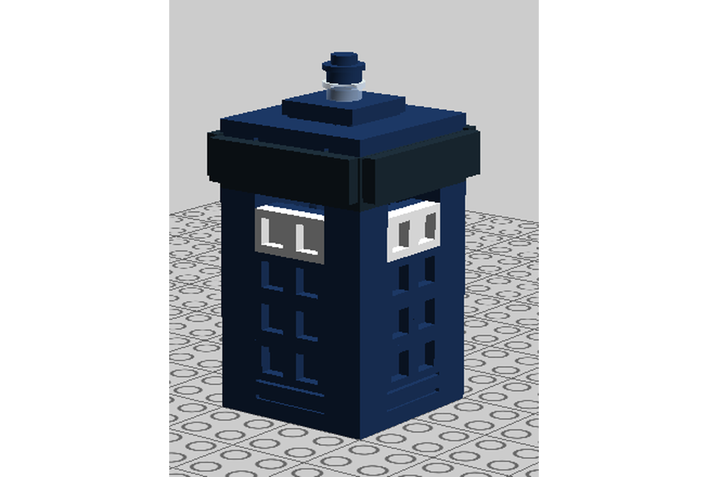 LEGO MOC Miniature TARDIS by TobyMac | Rebrickable - Build with LEGO