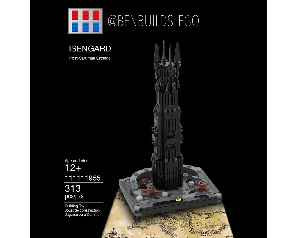 LEGO MOC Isengard (Post-Saruman) by benbuildslego | Rebrickable - Build ...