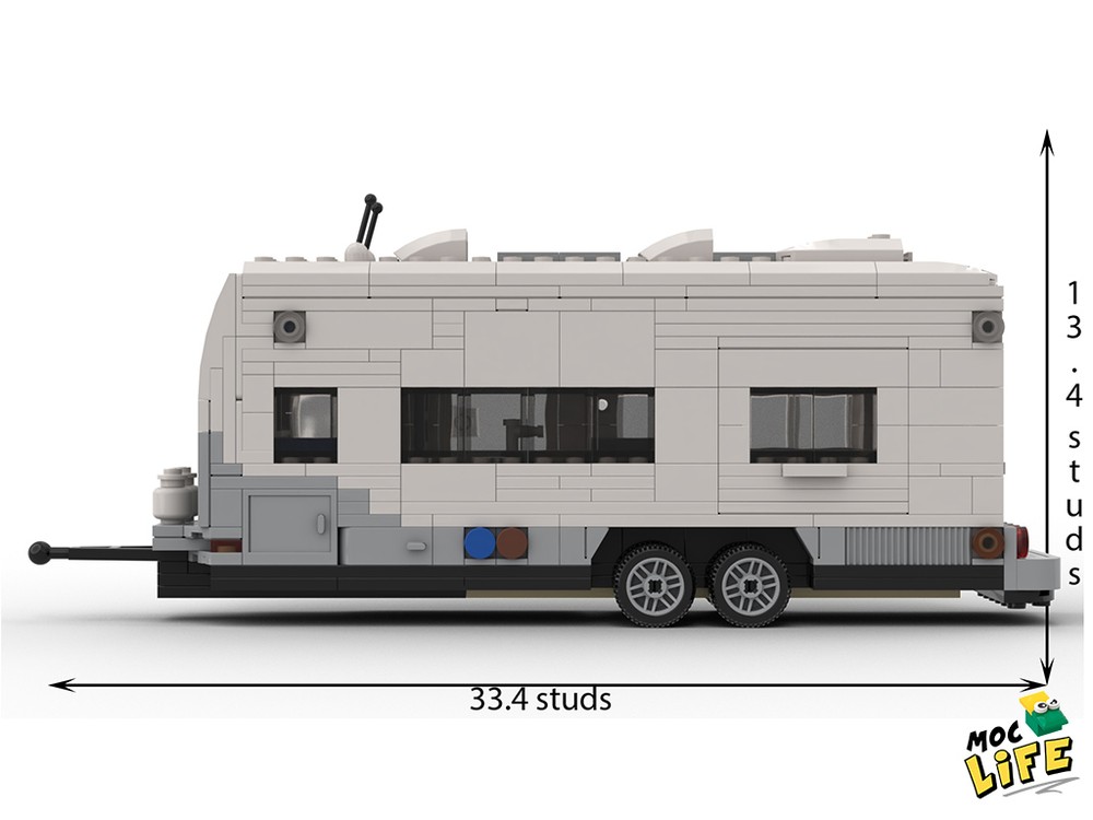 LEGO MOC-30345 Caravan trailer by MocLife | Rebrickable - Build with LEGO