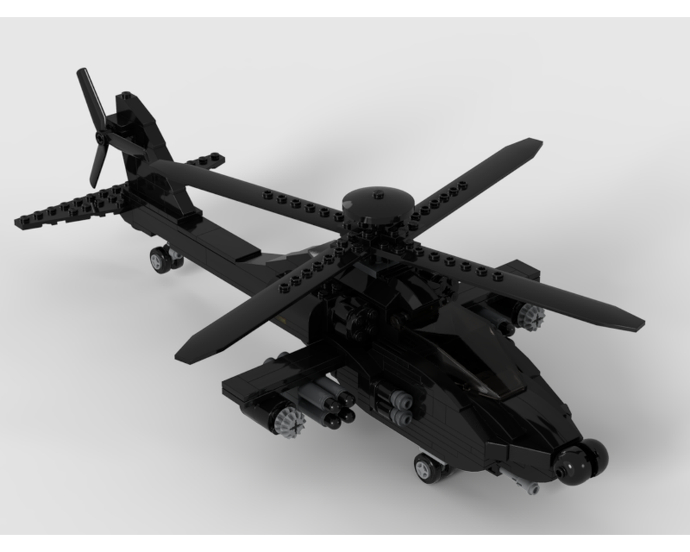 LEGO MOC Attack Helicopter by Malcav | Rebrickable - Build with LEGO