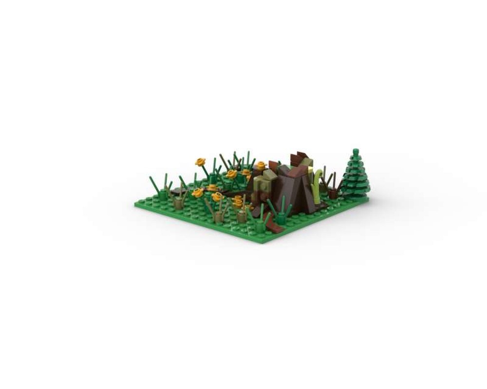 LEGO MOC-30357 Tree Stump (Town > City 2019) | Rebrickable - Build with ...