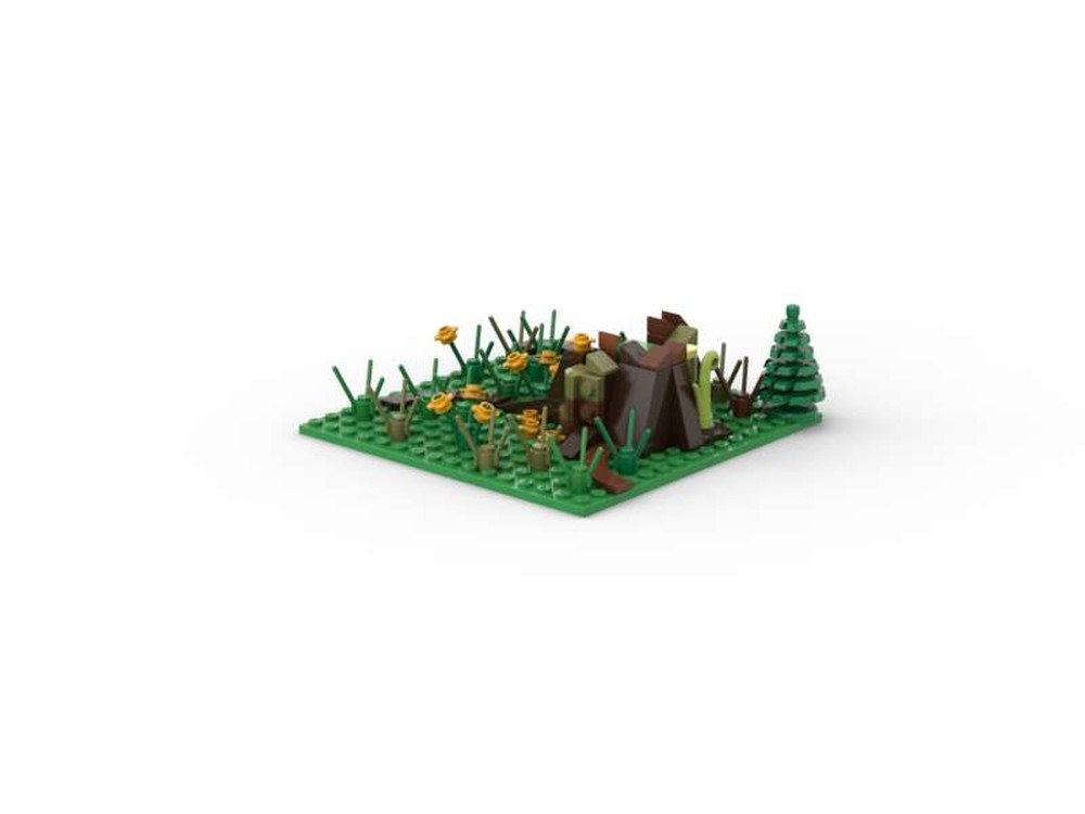 LEGO MOC-30357 Tree Stump by NobleMerchantCo | Rebrickable - Build with ...
