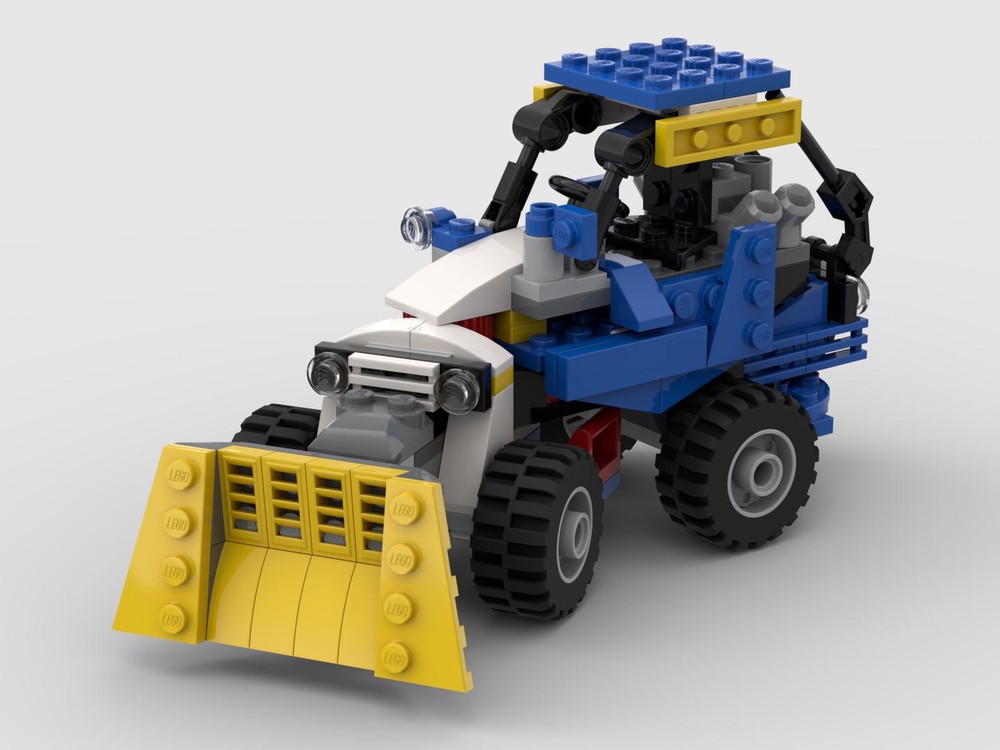 LEGO MOC 31087 Articulated wheel dozer by fosamax | Rebrickable - Build ...
