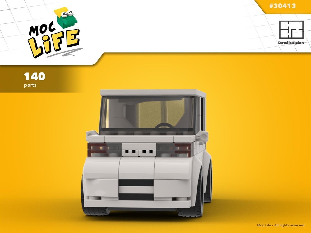 LEGO MOC Scion xB by MocLife | Rebrickable - Build with LEGO
