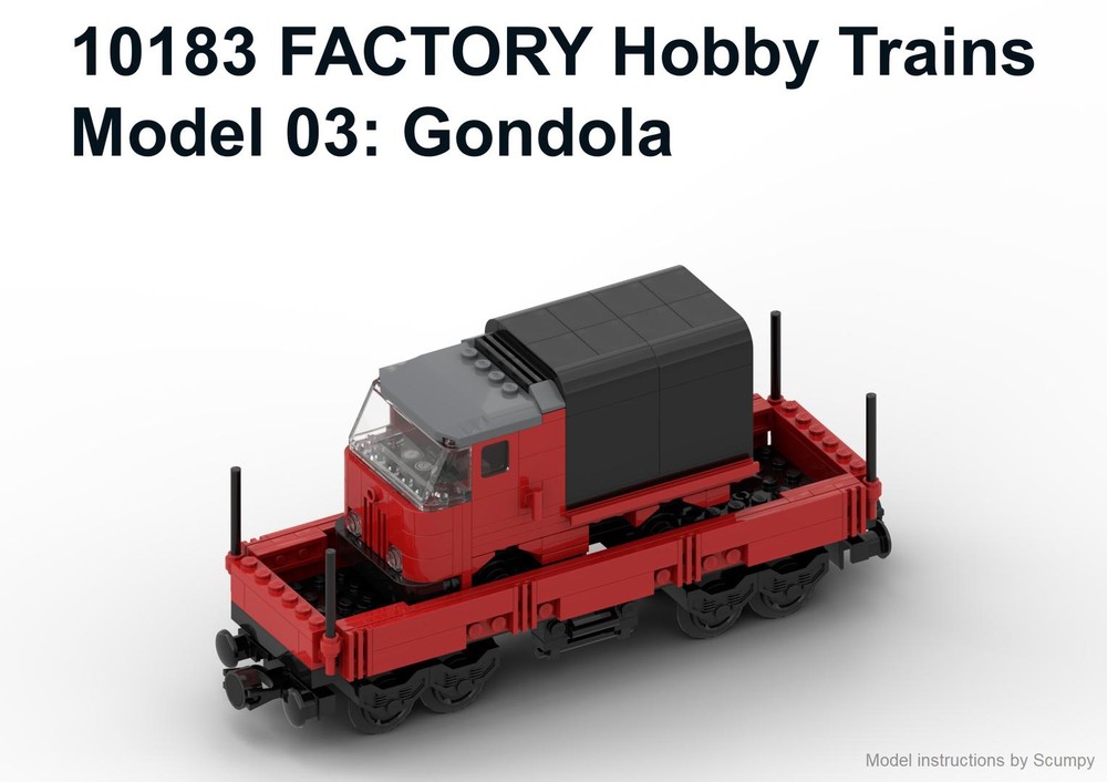 Lego Moc 10183 Model 03 Gondola By Scumpy Rebrickable Build With Lego