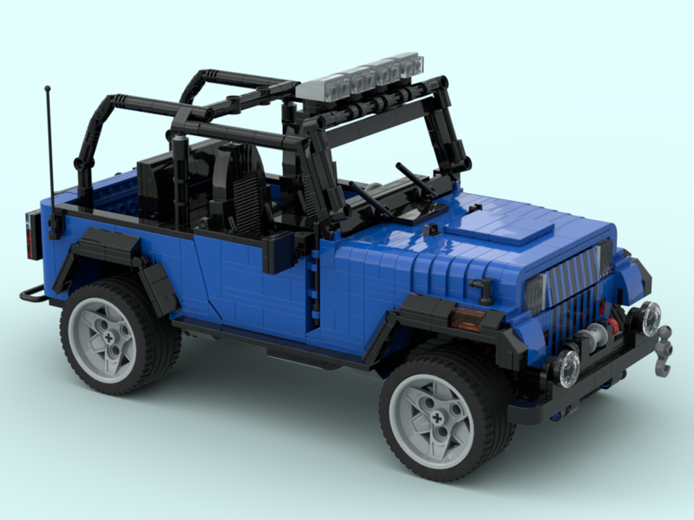 LEGO MOC 95 Jeep Wrangler, Off-road by Victaven | Rebrickable - Build ...