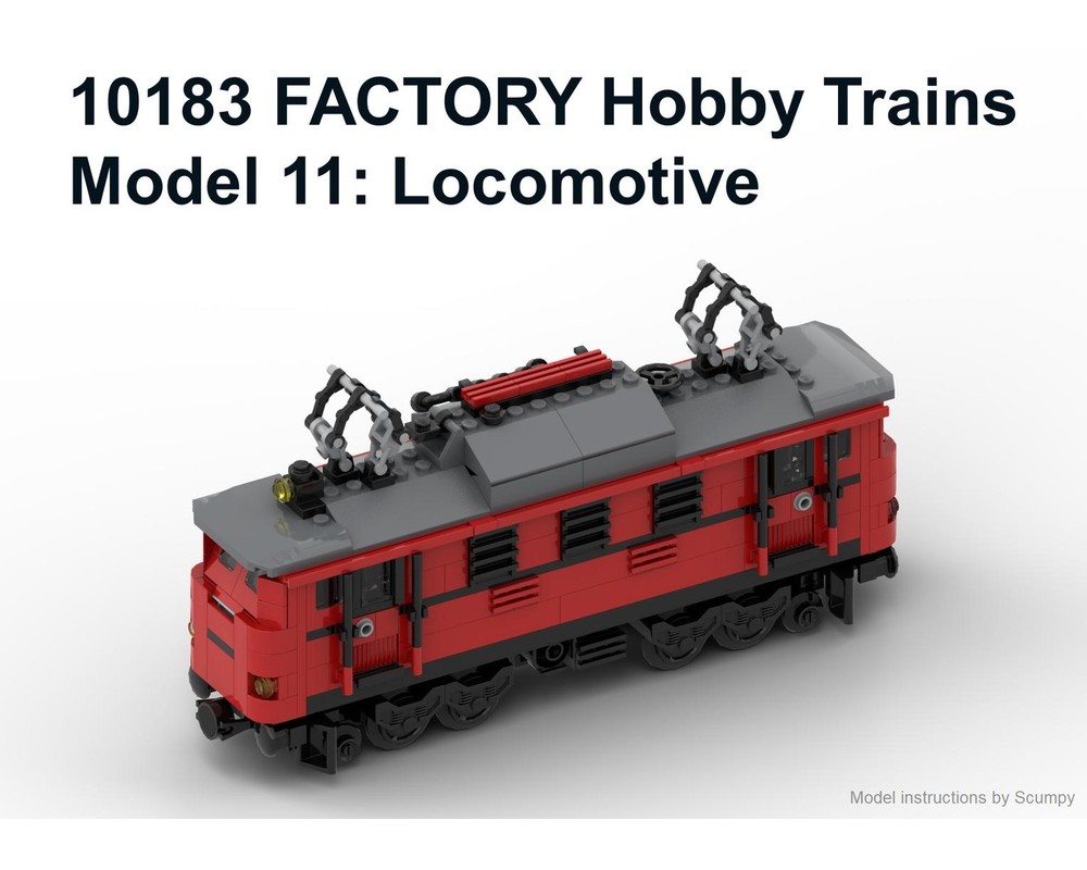 LEGO MOC-30567 10183 Model 11: Locomotive (Factory 2019) | Rebrickable ...