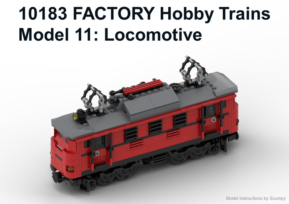 Lego Moc 10183 Model 11 Locomotive By Scumpy Rebrickable Build