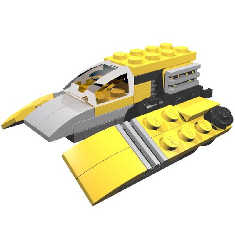 LEGO MOC 31014 : Spaceship by Berth | Rebrickable - Build with LEGO