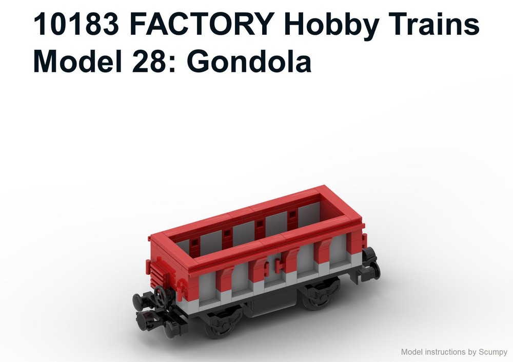 Lego Moc 10183 Model 28 Gondola By Scumpy Rebrickable Build With Lego
