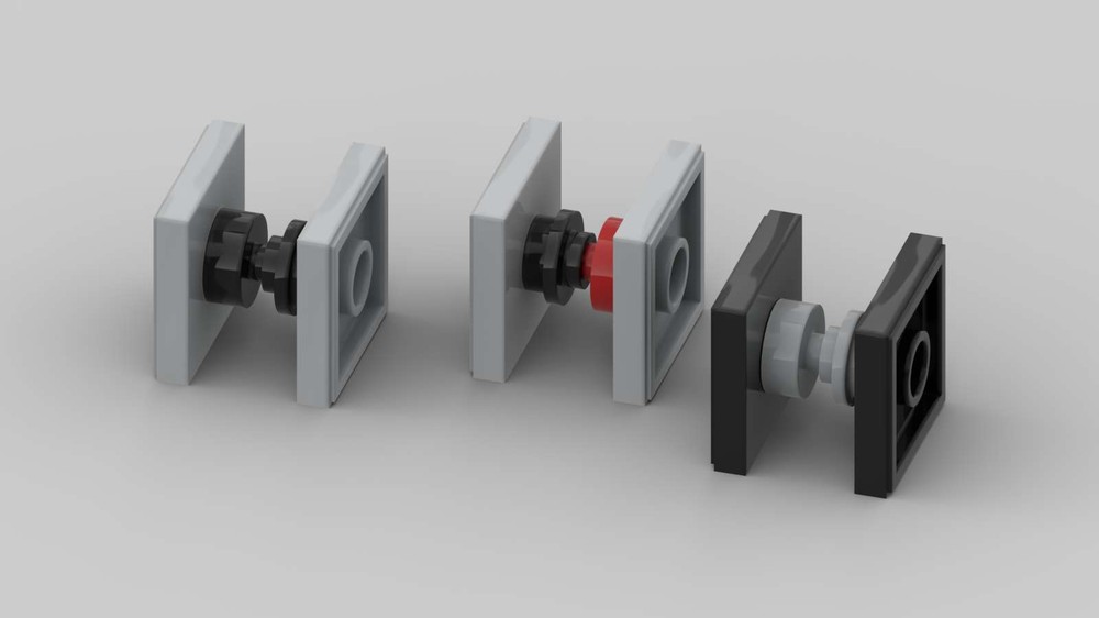 Lego Moc Nano Tie Fighters By Nilsson Lego Engineering Rebrickable