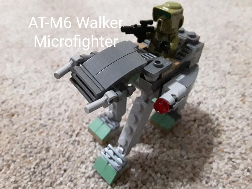 LEGO MOC AT-M6 Walker Microfighter by Noob Builds Lego | Rebrickable ...
