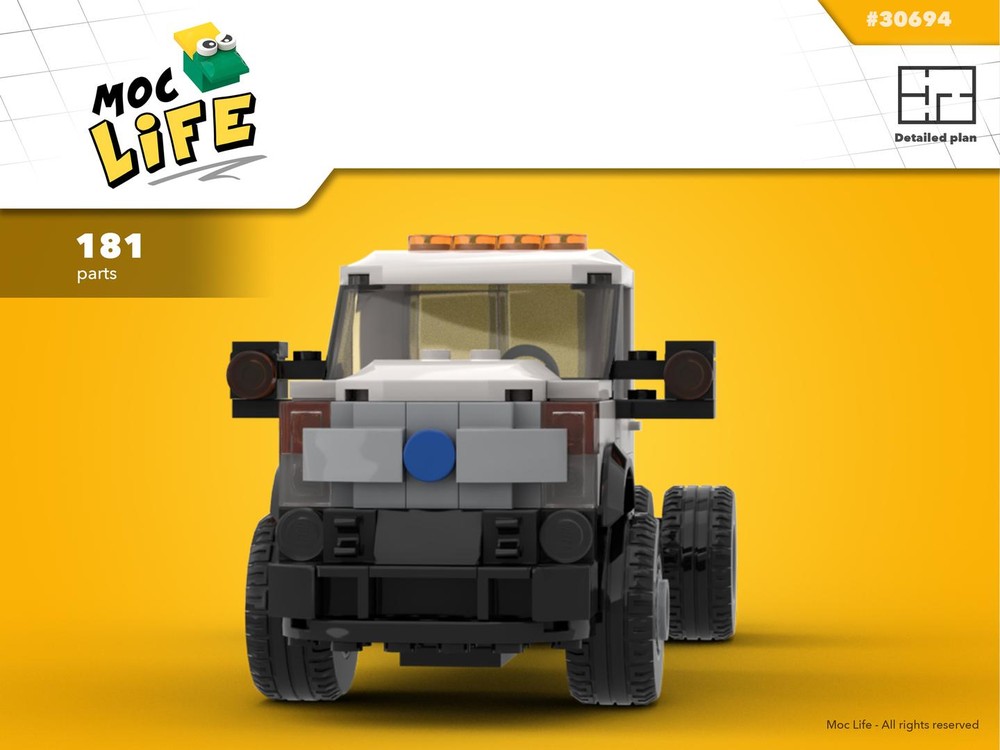 LEGO MOC Ford F-450 regular cab dually chassis by MocLife | Rebrickable ...