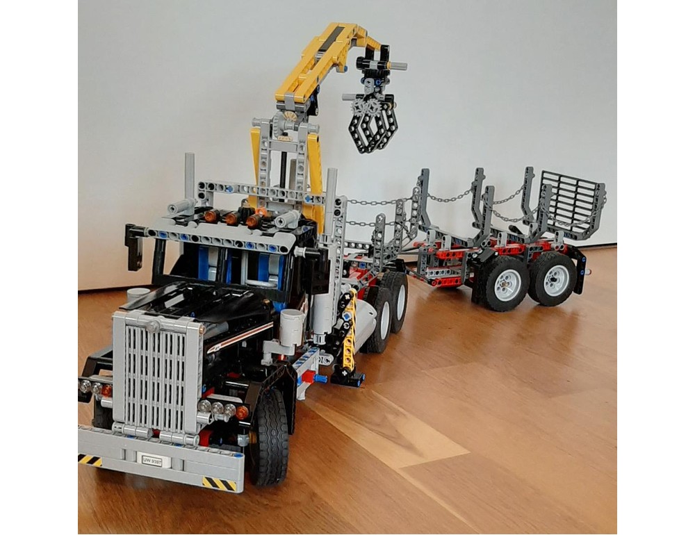 LEGO MOC 9397 - Logging Trailer by febrix_1999 | Rebrickable - Build ...