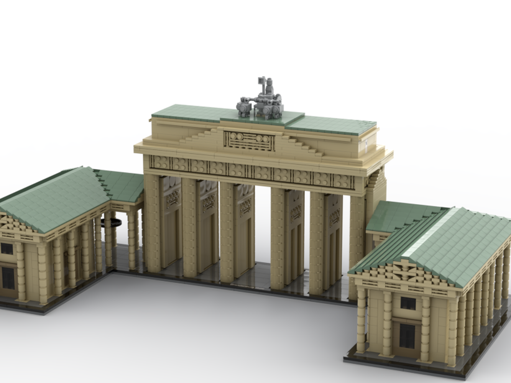 LEGO MOC Brandenburg Gate by Serenity | Rebrickable - Build with LEGO