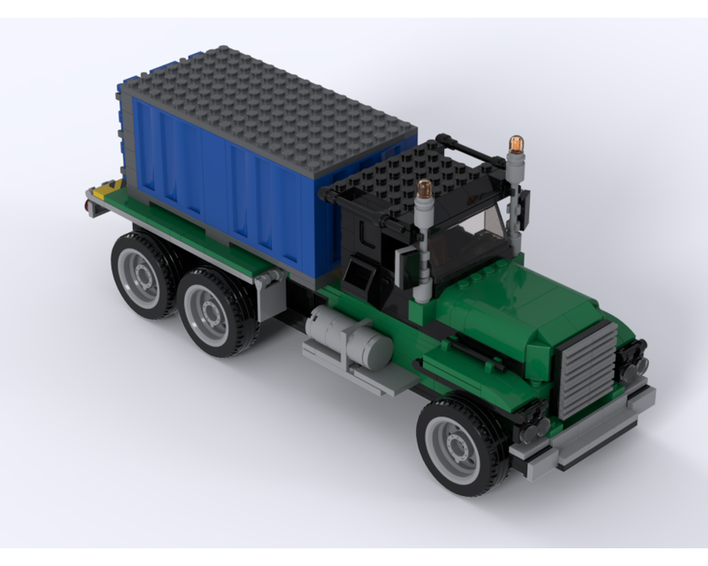 LEGO MOC Magirus-Deutz Jupiter 6x6 Z - Container Carrier by Malcav ...