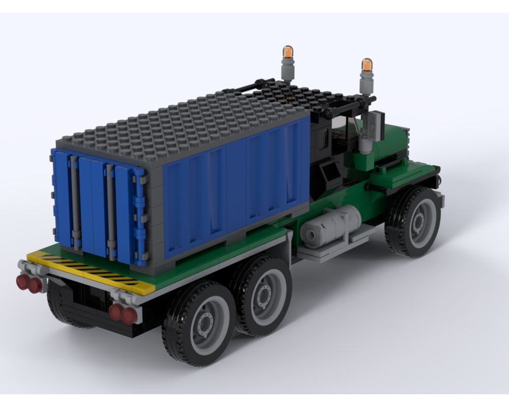 LEGO MOC Magirus-Deutz Jupiter 6x6 Z - Container Carrier by Malcav ...