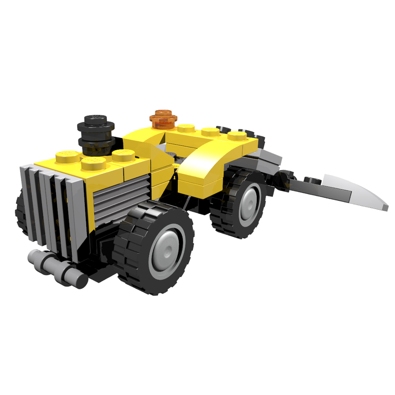 LEGO MOC 31014 Small tractor with seed drill by Berth | Rebrickable ...