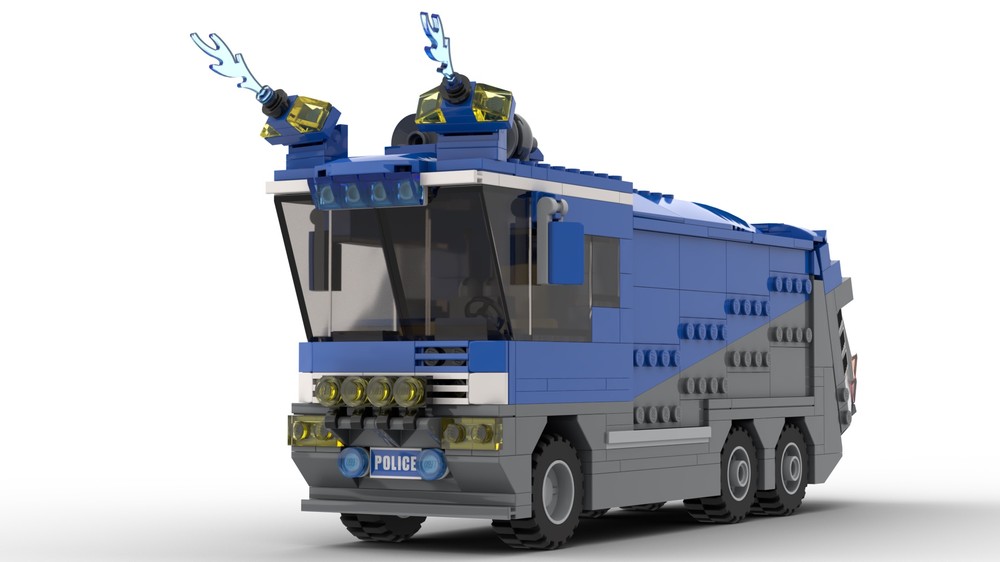LEGO MOC German Police - Water Cannon - Wasserwerfer 10000 by baschi ...