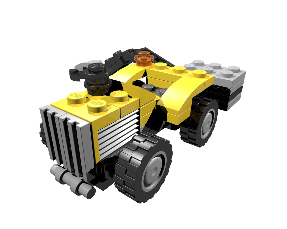 LEGO MOC 31014 Small tractor with mower crane by Berth | Rebrickable ...