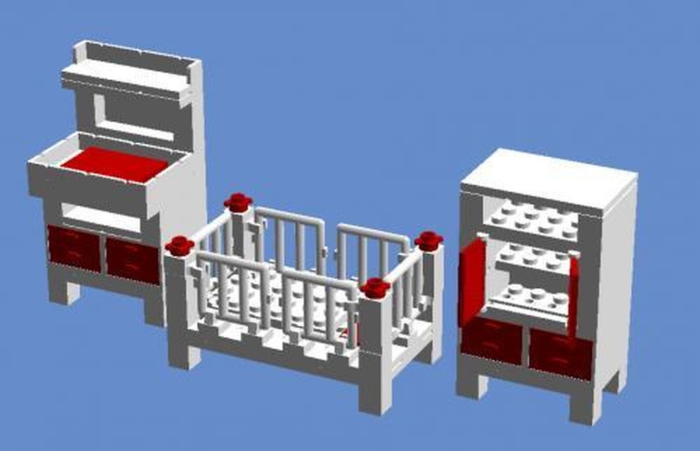 LEGO MOC Nursery by TobyMac | Rebrickable - Build with LEGO