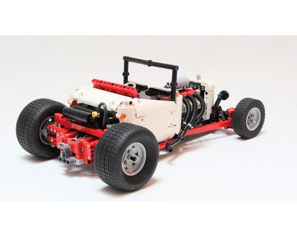 LEGO MOC T-Bucket Hot Rod by Nico71 | Rebrickable - Build with LEGO