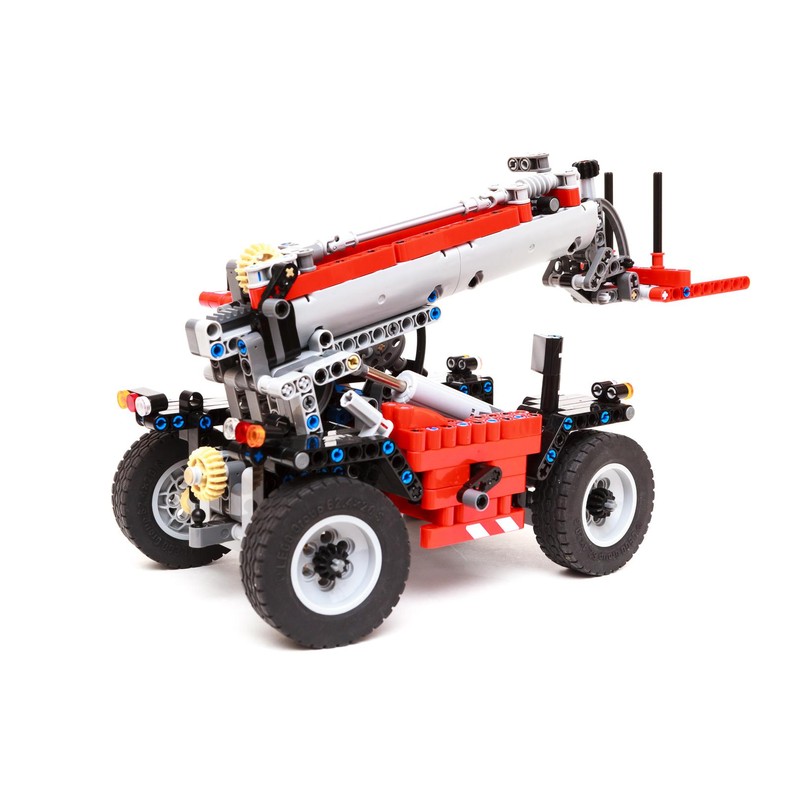 LEGO MOC Manitou Telehandler (42043 C-model) by klimax | Rebrickable ...