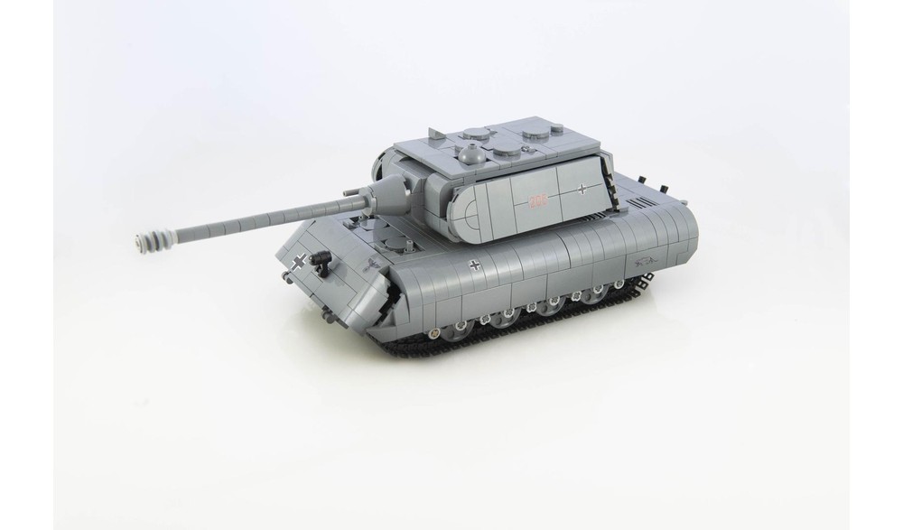 LEGO MOC Panzerkampfwagen E-100 Tank (Maus Turret) by MekanismBricks ...