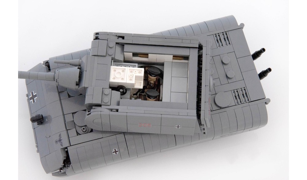 LEGO MOC Panzerkampfwagen E-100 Tank (Maus Turret) by MekanismBricks ...