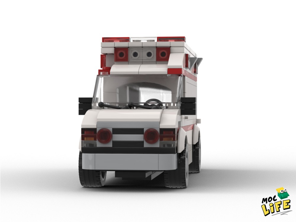 LEGO MOC Ford Econoline E-350 ambulance by MocLife | Rebrickable ...
