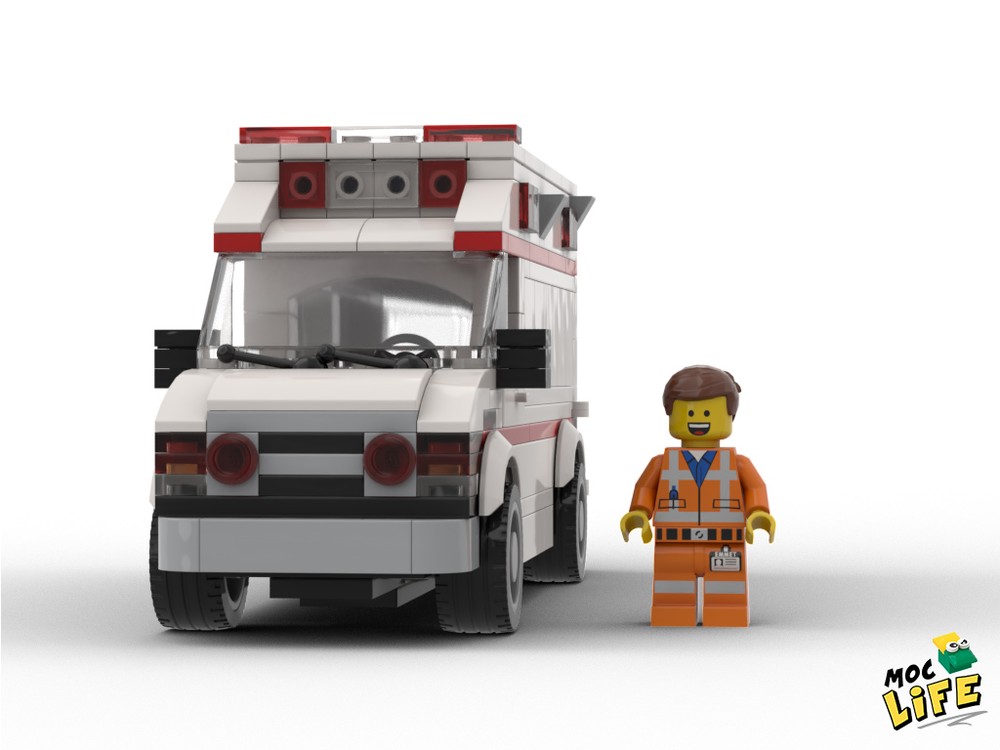 LEGO MOC Ford Econoline E-350 ambulance by MocLife | Rebrickable ...