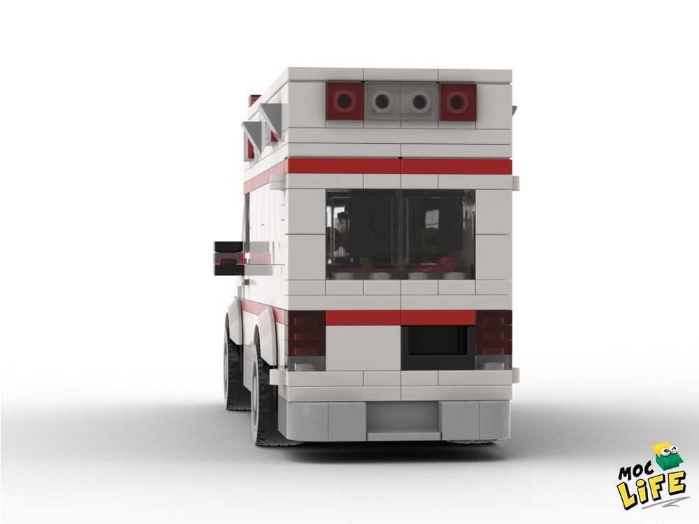 LEGO MOC Ford Econoline E-350 ambulance by MocLife | Rebrickable ...