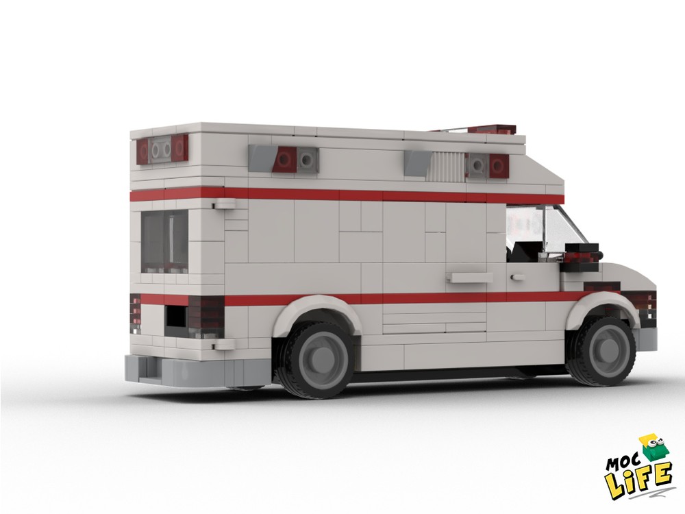 LEGO MOC Ford Econoline E-350 ambulance by MocLife | Rebrickable ...