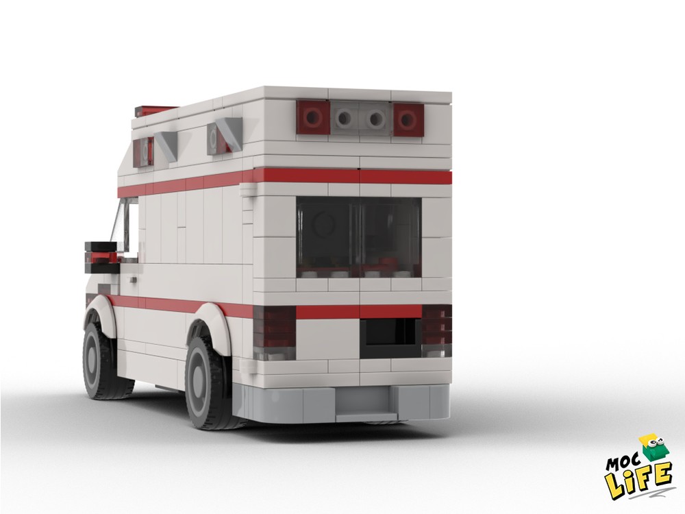 LEGO MOC Ford Econoline E-350 ambulance by MocLife | Rebrickable ...