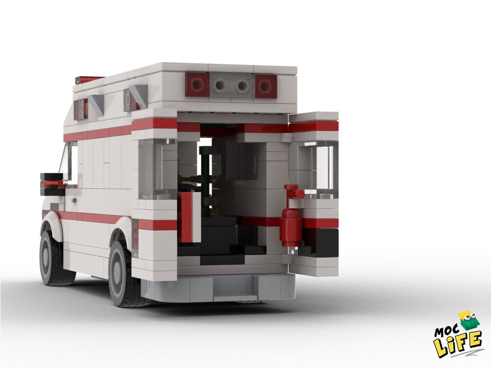 LEGO MOC Ford Econoline E-350 ambulance by MocLife | Rebrickable ...