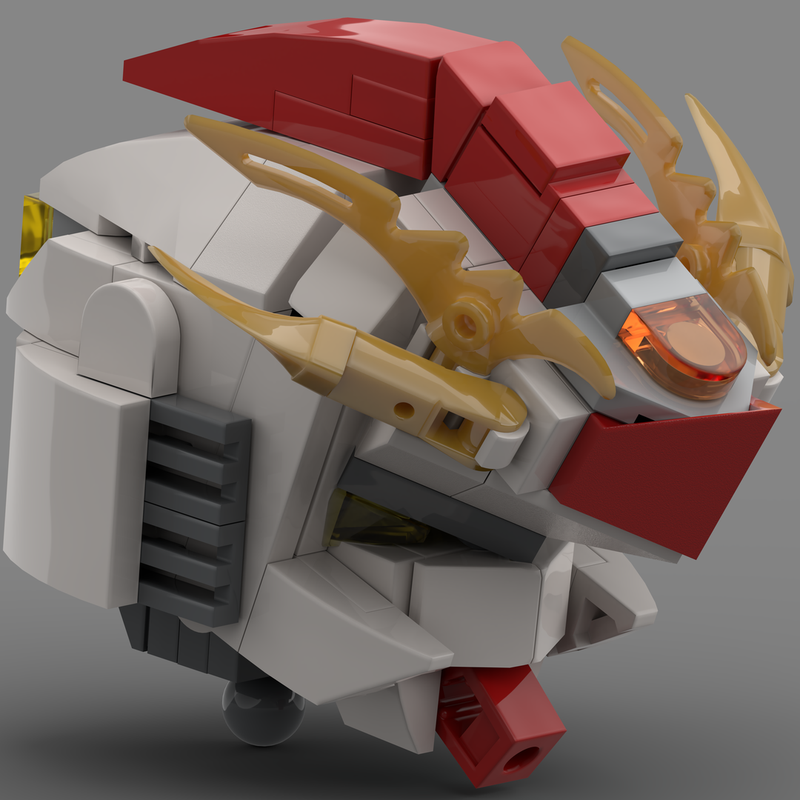 LEGO MOC Custom gundam head by Chris.P.Bacon | Rebrickable - Build with ...